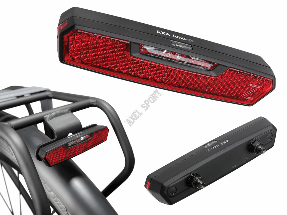 Lampka rowerowa na bagażnik dynamo prądnica AXA JUNO-ST 80mm ebike